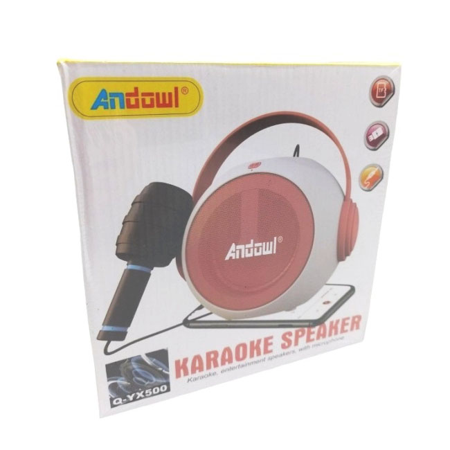 Boxa portabila Andowl YX500, microfon, 15W P.M.P.O.